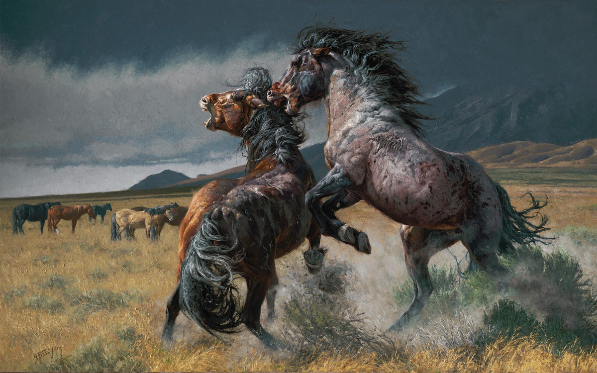 Beecham, Greg. 3A, "Afternoon Flare-Up" – Briscoe Western Art Museum