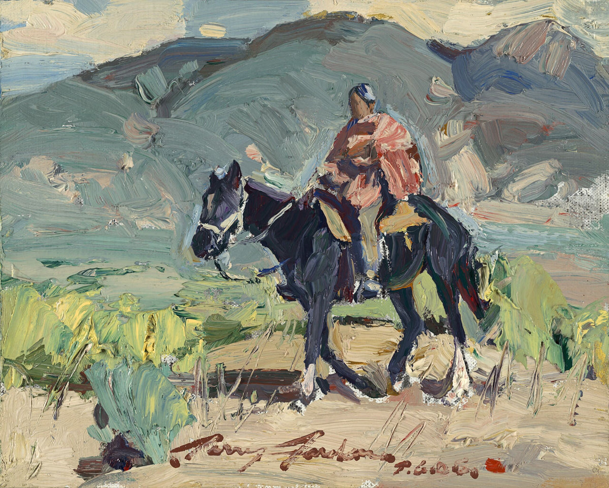 Jordan, Jerry. 35B, "The Land of my Refuge" SOLD – Briscoe Western Art ...