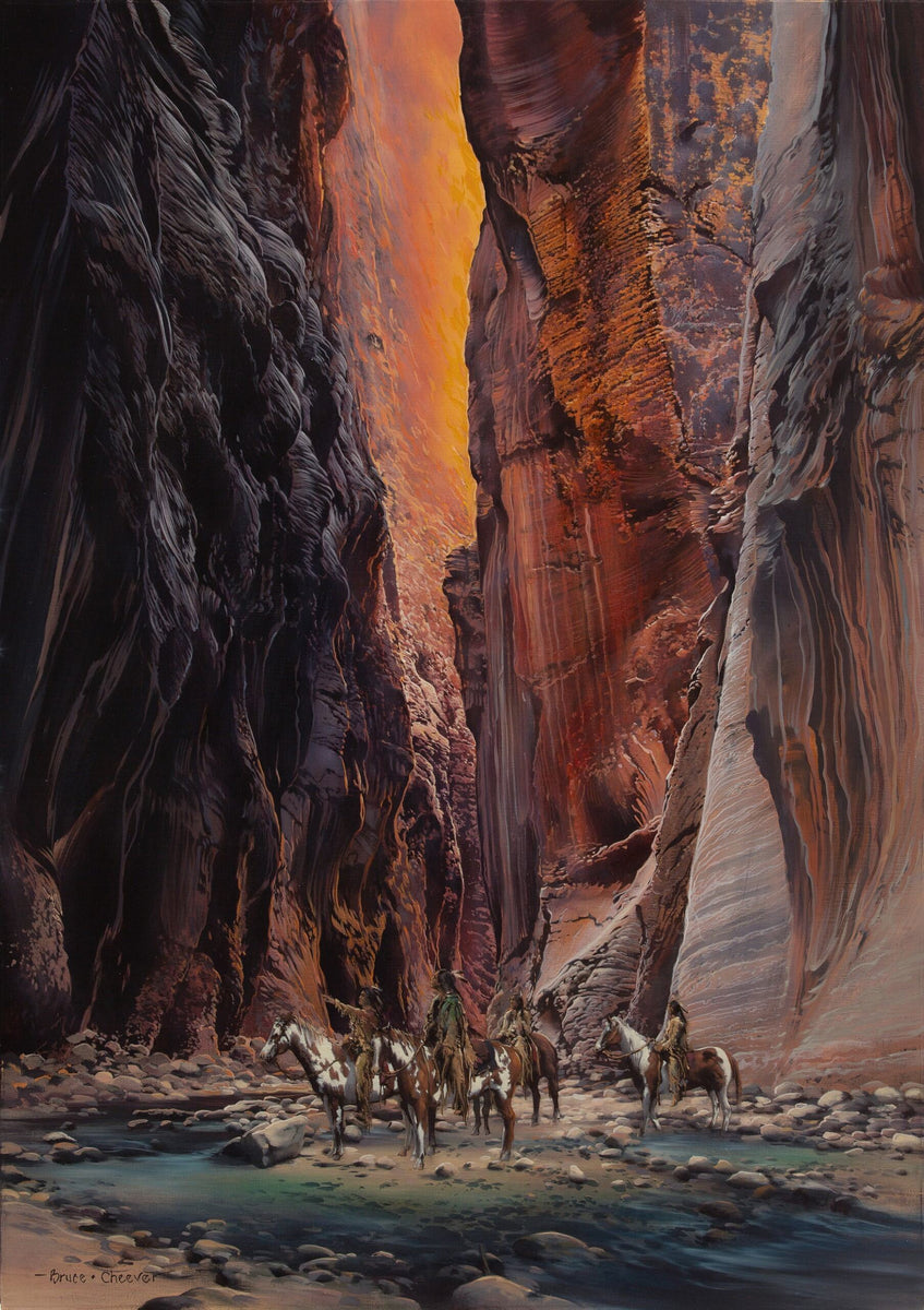 LOT 23. Cheever, Bruce, "Trail of the Long Shadows" SOLD – Briscoe ...